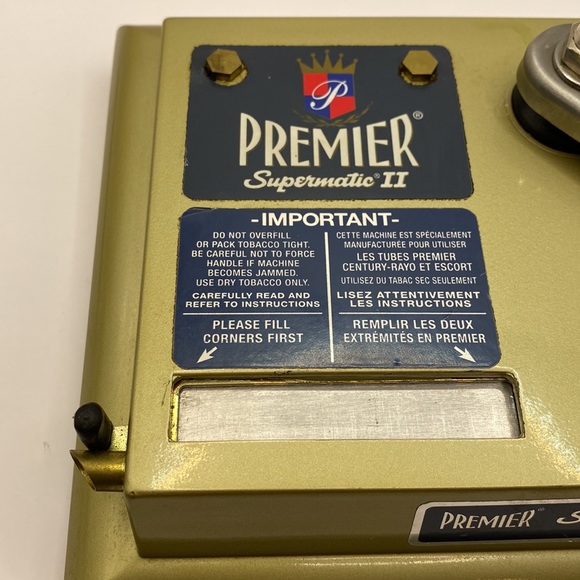 Premier | Other | Premier Supermatic Ii Cigarette Rolling Machine ...